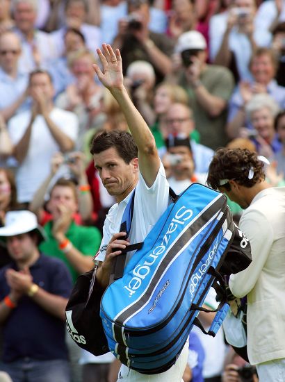 Britains Tim Henman Acknowledges Crowd He Editorial Stock Photo - Stock ...