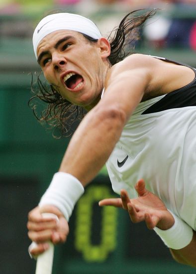 Rafael Nadal Spain Serves Alex Bogdanovic Editorial Stock Photo - Stock ...