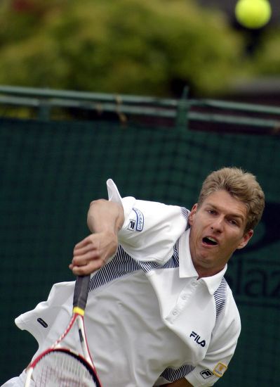 Alexander Popp Germany Serves Nicolas Massu Editorial Stock Photo ...