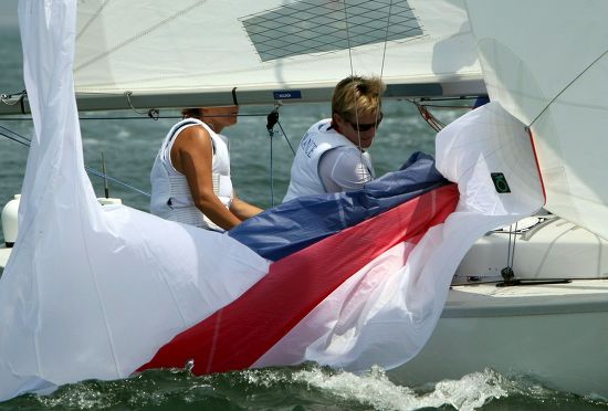 French Yngling Sailors Anne Le Halley Editorial Stock Photo - Stock ...
