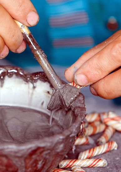 Worker Pastes Black Powder Onto Fuses Editorial Stock Photo - Stock ...