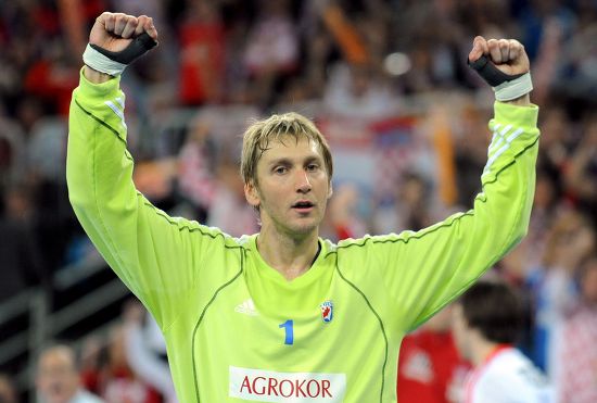 Croatian Goalkeeper Venio Losert Celebrates Team Editorial Stock Photo ...