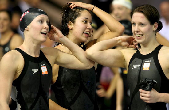 Netherlands Swimmers Celebrate New World Record Editorial Stock Photo ...