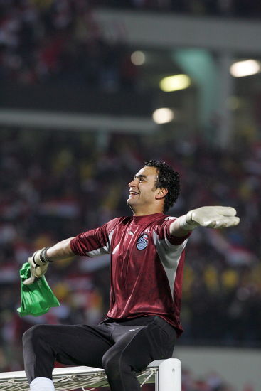 Egypts Goalkeeper Celebrates After Egypt Won Editorial Stock Photo ...