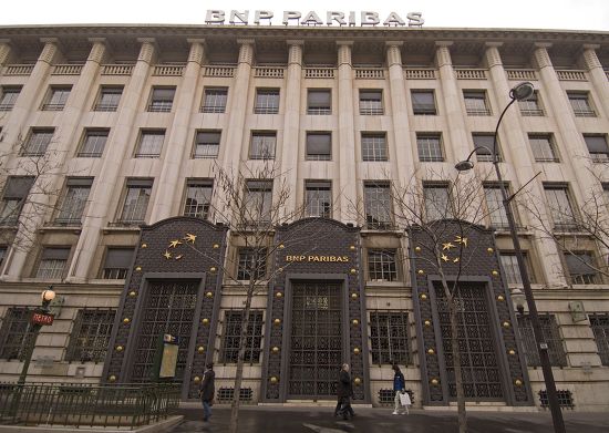General Outside View Bnp Paribas Headquarters Editorial Stock Photo ...