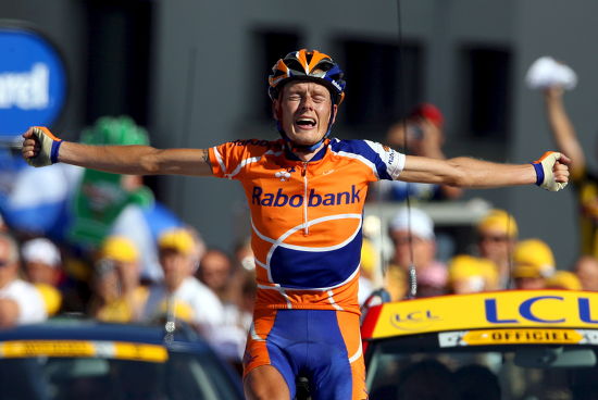 Danish Michael Rasmussen Rabobank Reacts He Editorial Stock Photo ...