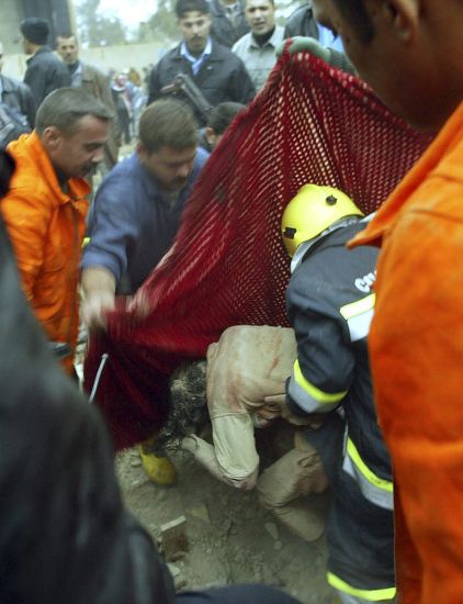 Rescuers Recover Body Found Under Rubble Editorial Stock Photo - Stock ...