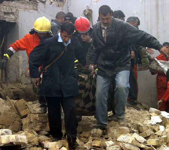 Rescuers Recover Body Found Under Rubble Editorial Stock Photo - Stock ...