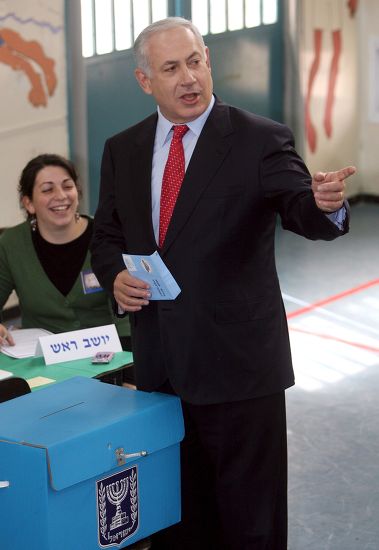 Rightwing Likud Leader Former Prime Minister Editorial Stock Photo ...