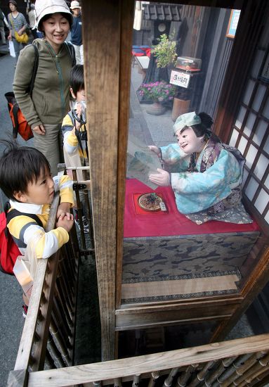 Japanese Mechanized Puppet Automata Called Karakuri Editorial Stock ...