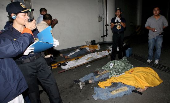 Filipino Scene Crime Officer Soco Stand Editorial Stock Photo - Stock ...