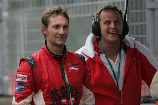 Team Austrias Mathias Lauda L Son Editorial Stock Photo - Stock Image ...