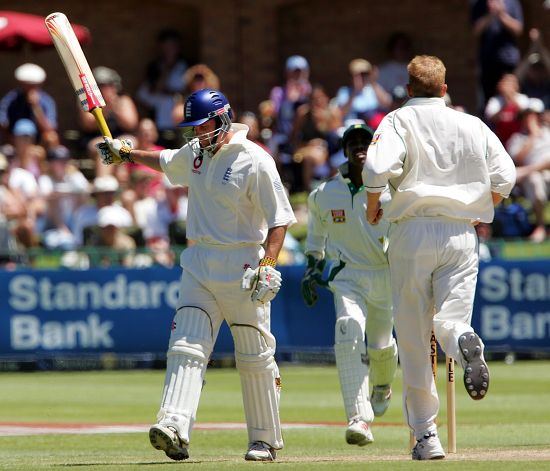 England Opening Batsman Andrew Strauss L Editorial Stock Photo - Stock ...
