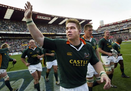 Springbok Captain John Smit C Waves Editorial Stock Photo - Stock Image ...