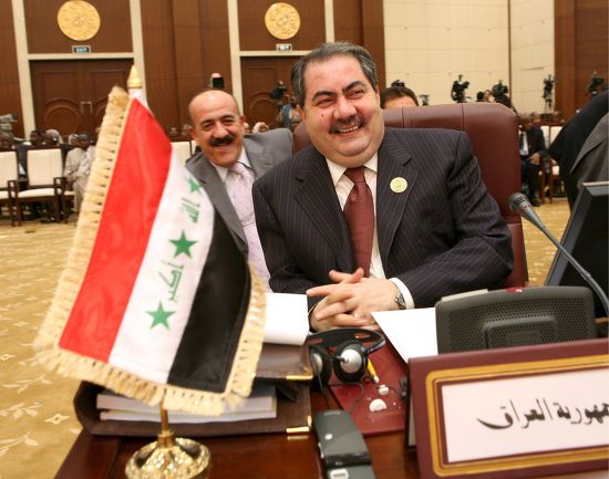 Iraqi Foreign Minister Hoshyar Zebari Attends Editorial Stock Photo ...