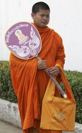 Monk Carrys Bullet Proofed Monk Bag Editorial Stock Photo - Stock Image ...