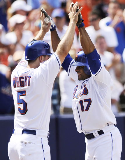 Mets Fernando Tatis R Celebrates Hitting Editorial Stock Photo - Stock ...
