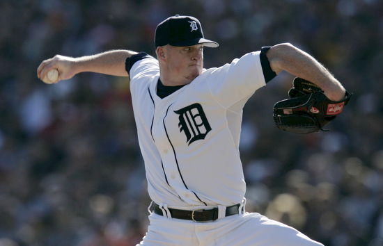 Detroit Tigers Pitcher Jeremy Bonderman Delivers Editorial Stock Photo ...