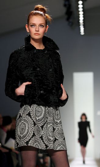 Super Model Lydia Hurst Walks Down Editorial Stock Photo - Stock Image ...