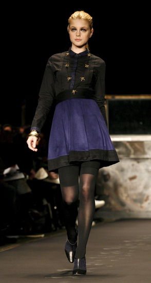 Super Model Jessica Stam Walks Down Editorial Stock Photo - Stock Image ...