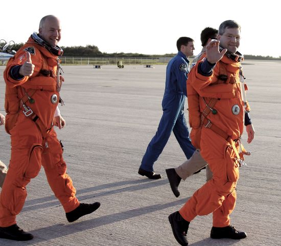 Commander Steve Frick R Pilot Alan Editorial Stock Photo - Stock Image ...