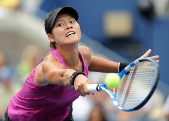 Na Li China Reaches Backhand Return Editorial Stock Photo - Stock Image ...