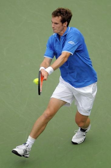 Andy Murray Great Britain Hits Backhand Editorial Stock Photo - Stock ...