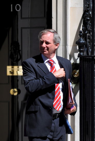Geoff Hoon Departs Downing Street Following Editorial Stock Photo ...