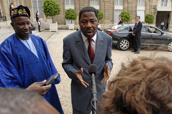 President Yayi Boni C Talks Press Editorial Stock Photo - Stock Image ...