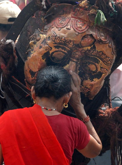 Devotees Worships Rato Machindranath Rain God Editorial Stock Photo ...