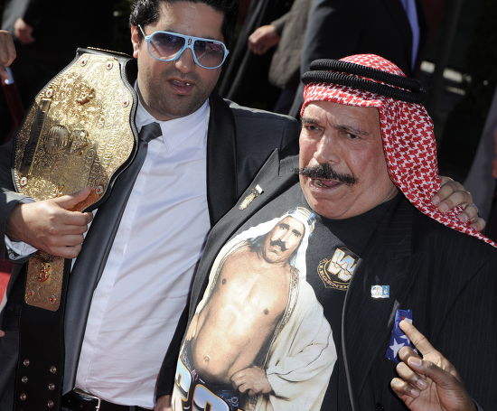 Retired Iranian Professional Wrestler Hossein Khosrow Editorial Stock ...