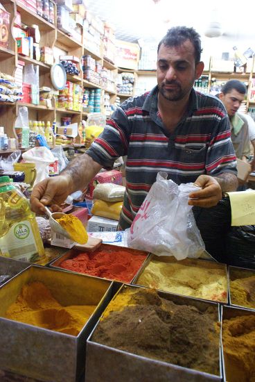 Iraqi Man Shops Vegetables Fruits Preparation Editorial Stock Photo ...