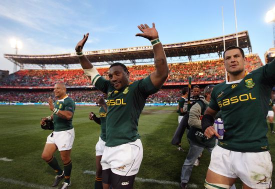 Springbok Players Adi Jacobs L Tendai Editorial Stock Photo - Stock ...
