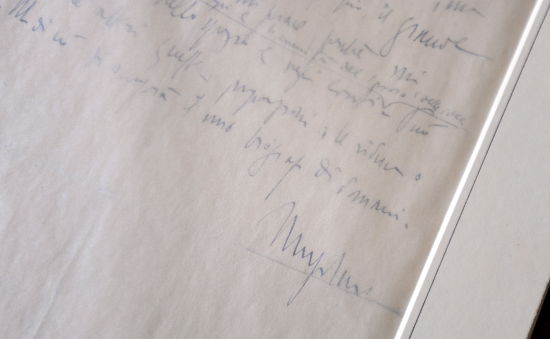 Signature Italian Dictator Benito Mussolini Appears Editorial Stock ...