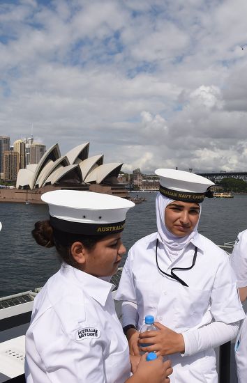 Australian Naval Cadets Crew Onboard Hmas Editorial Stock Photo - Stock ...