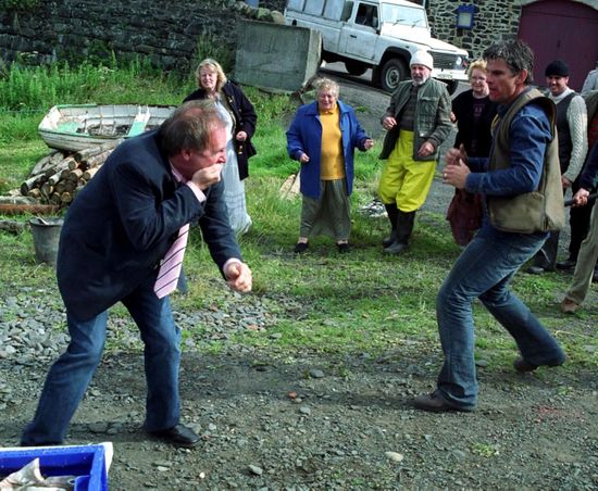 Distant Shores Tv Fight Scene Peter Editorial Stock Photo - Stock Image ...