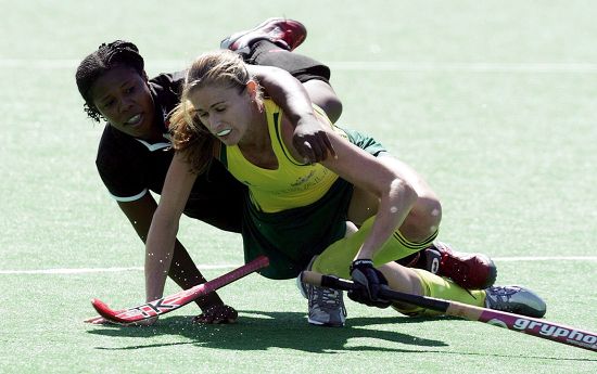 Australias Angie Skirving R Nigerias Helen Editorial Stock Photo ...