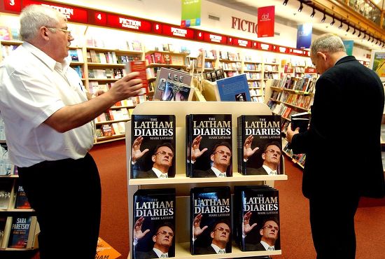 Copies Latham Diaries By Former Australian Editorial Stock Photo ...