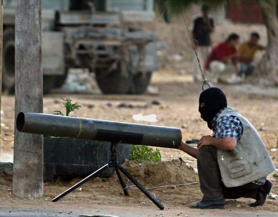 Masked Palestinian Militant Hamas Group Sits Editorial Stock Photo ...