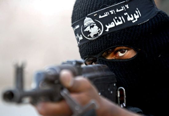 Masked Palestinian Militant Popular Resistance Committees Editorial ...