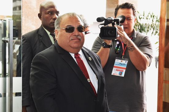 Nauru President Baron Waqa C Arrives Editorial Stock Photo - Stock ...