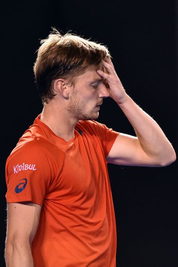 David Goffin Belgium Reacts During Play Editorial Stock Photo - Stock ...