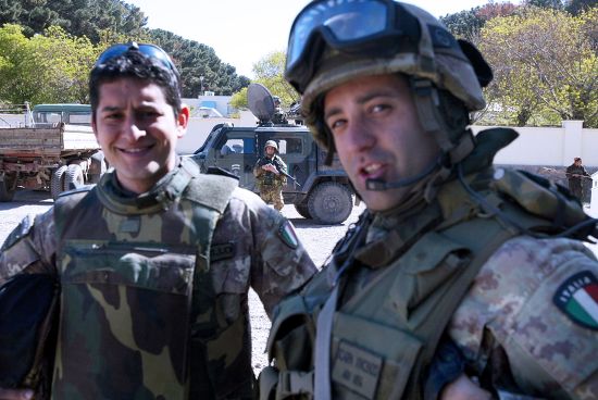 Italian Soldiers Natos International Security Assistance Editorial ...