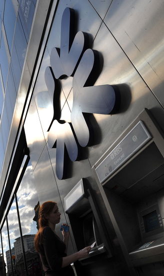 Customer Uses Rbs Atm Machine Rbs Editorial Stock Photo - Stock Image ...