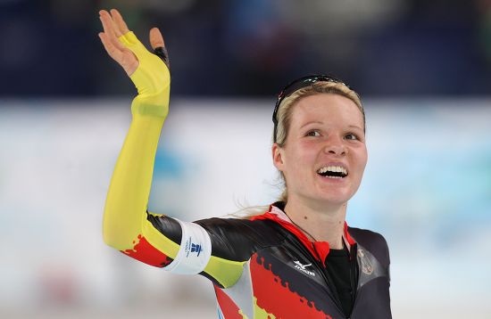 Silver Medalist Stephanie Beckert Germany Celebrates Editorial Stock ...