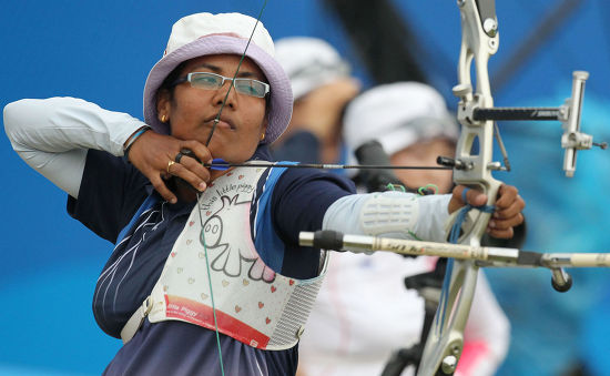 Dola Banerjee India Takes Aim During Editorial Stock Photo - Stock ...