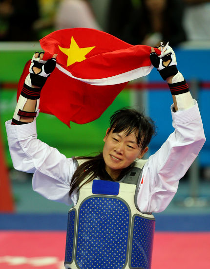 Luo Wei China Holds National Flag Editorial Stock Photo - Stock Image ...
