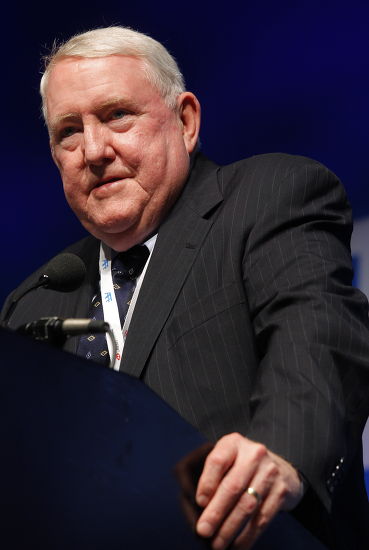 E Gerald Corrigan Managing Director Goldman Editorial Stock Photo ...