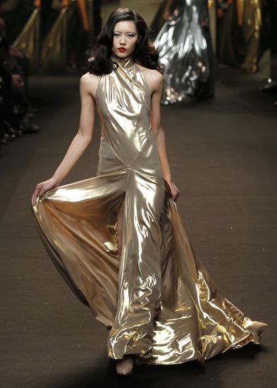 Model Presents Creation By Alexandre Vauthier Editorial Stock Photo ...