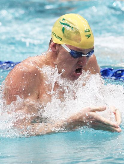 Australian Swimmer Scott Rickard Competes Mens Editorial Stock Photo ...